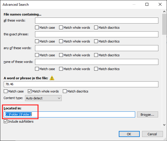 Warning - Very simple question - I do not know how to do this simple thing though - voidtools forum