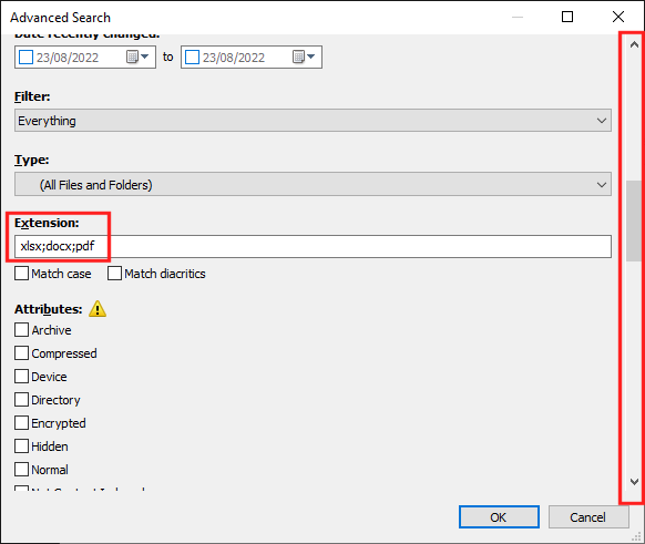Warning - Very simple question - I do not know how to do this simple thing though - voidtools forum