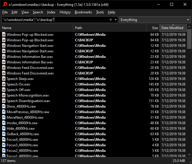 Find Unique Results - A Basic Guide - voidtools forum