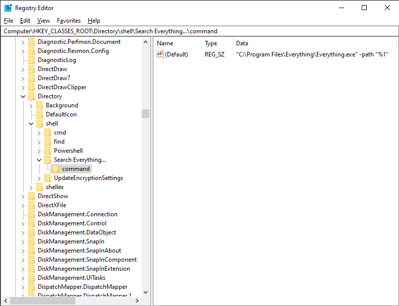 Remove Search Everything... from Recycle Bin context menu - voidtools forum
