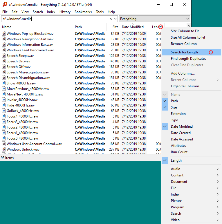 adding custom columns - voidtools forum