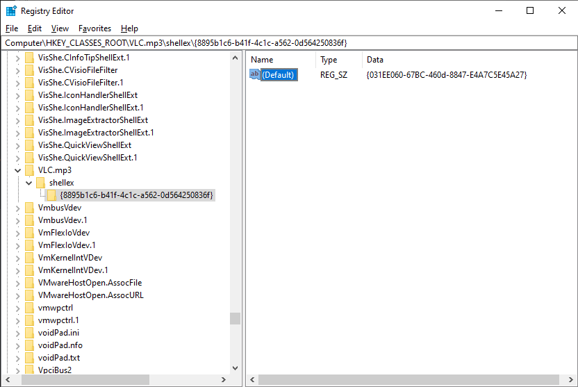 Not able to preview audio files - voidtools forum