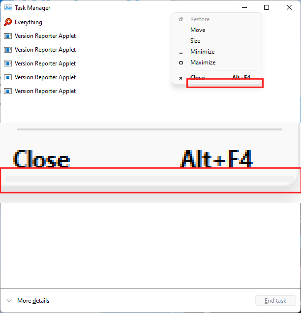 Context menu visual bug - voidtools forum